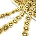 GOLD RHINESTONE CIRCLE Beaded Trim - Etsy