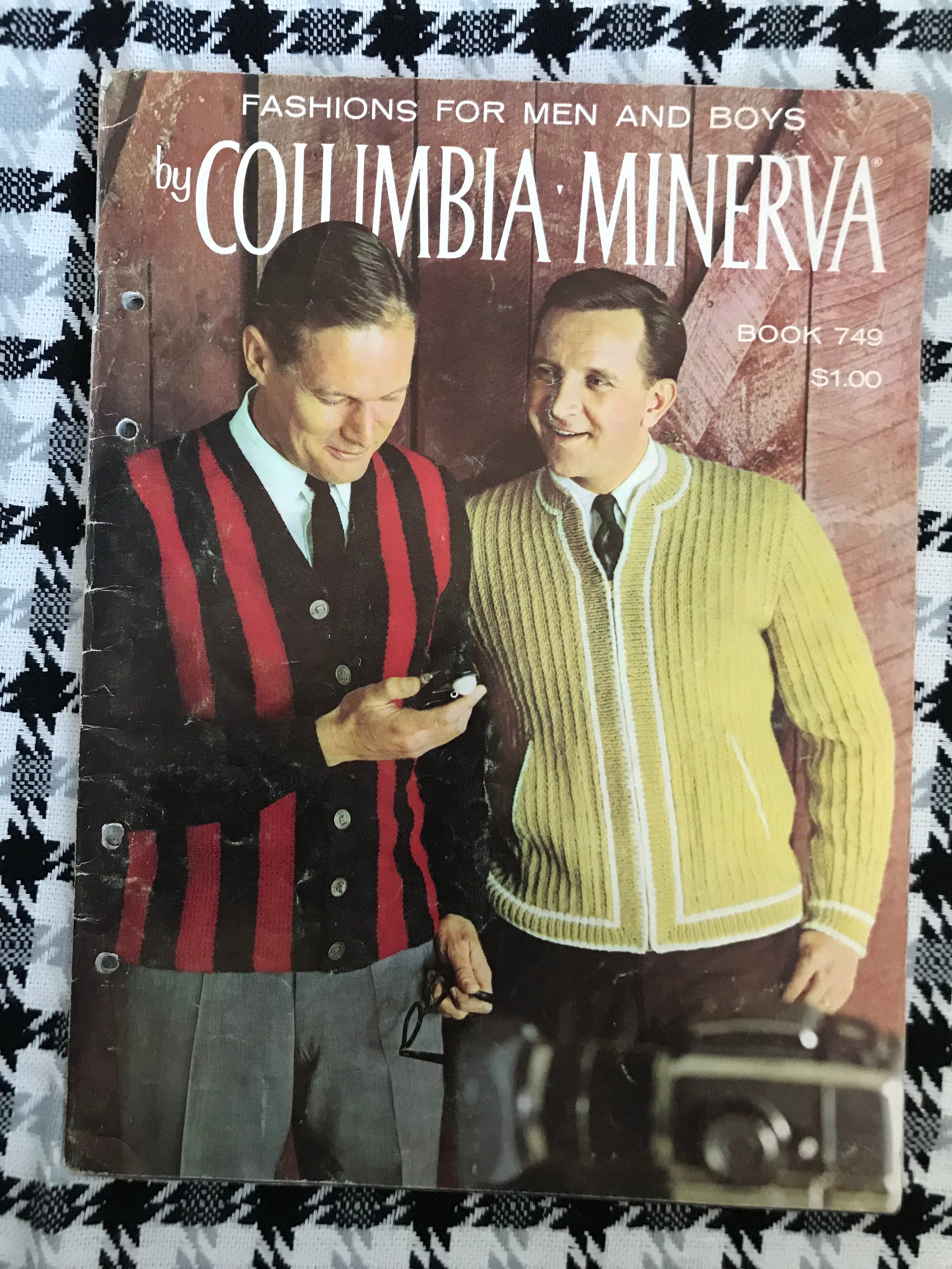 1960s Columbia-minerva Fashions for Men & Boys Pattern Booklet Knitting ...