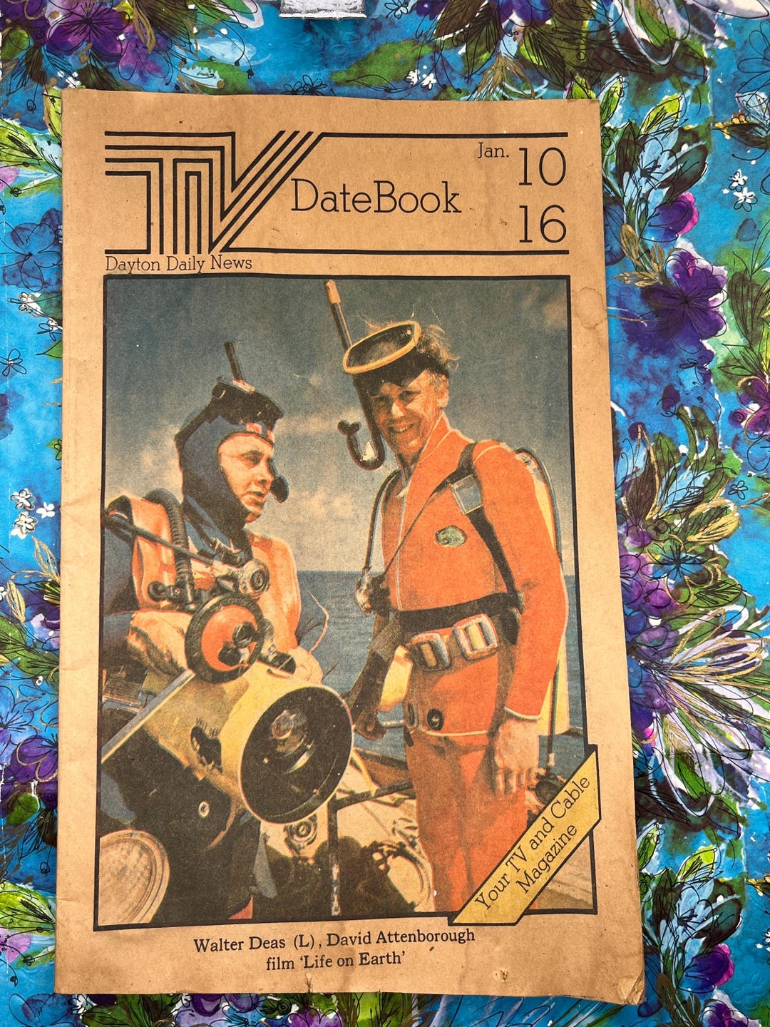 TV Datebook Dayton Daily News Television Schedule 1982 Ephemera David ...