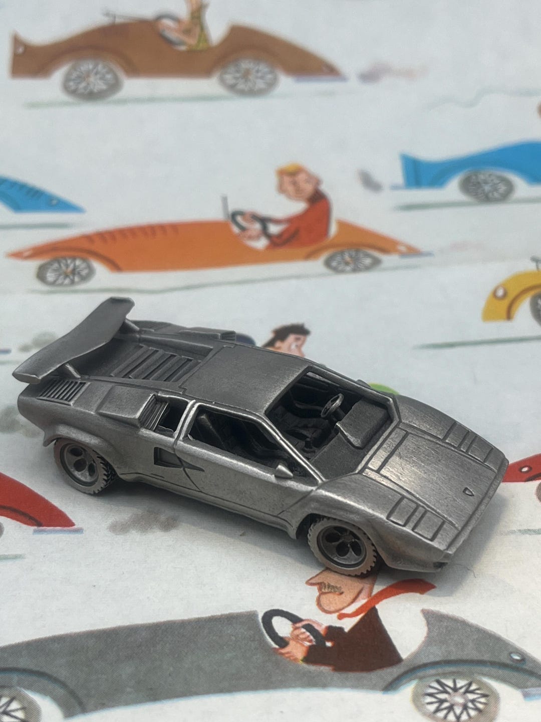 Danbury Mint Pewter Ferrari 512 Bbi Replica Model Collectible Sports ...