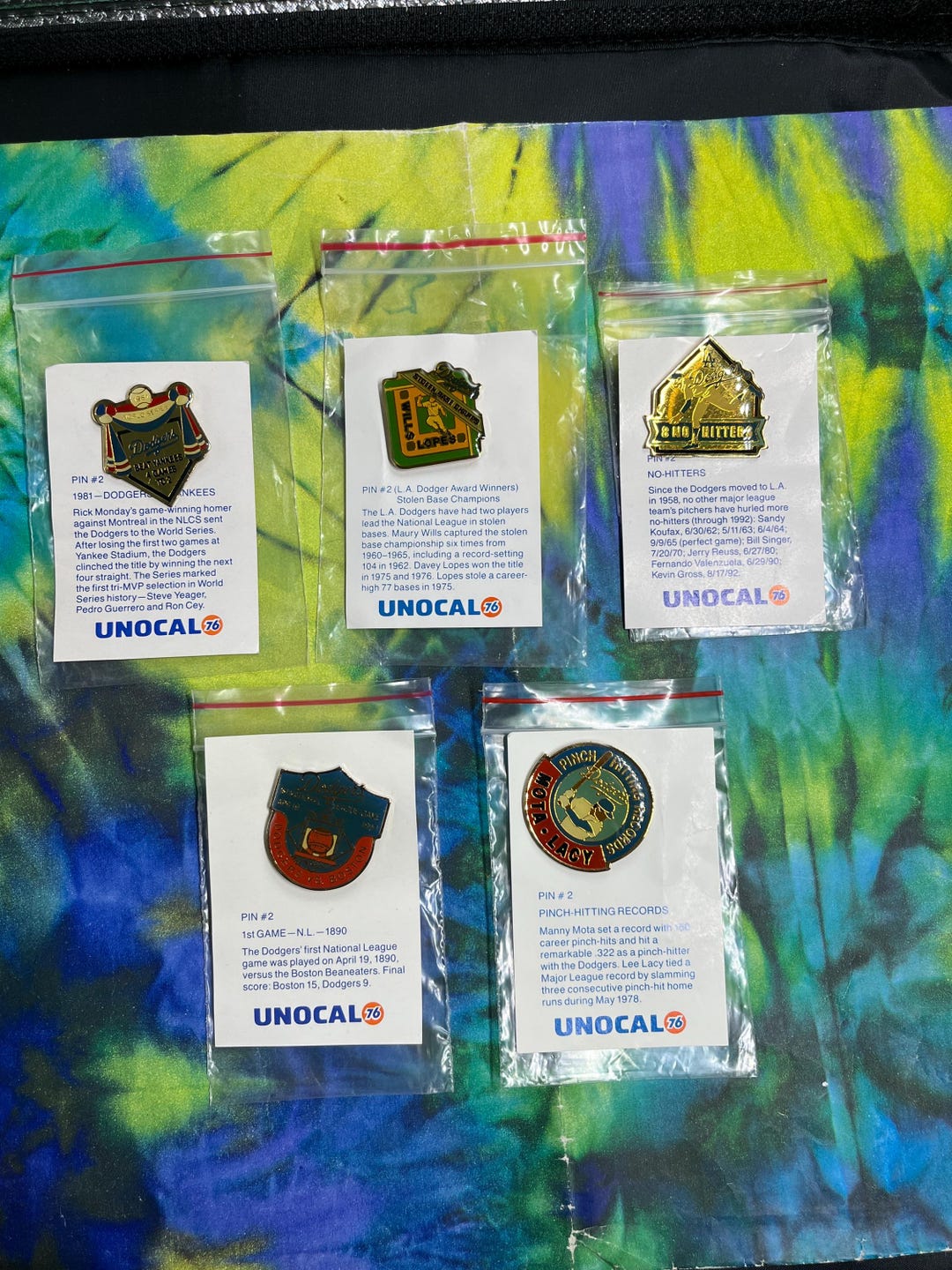 Your Choice: Unocal 1980s/1990s Commemorative Los Angeles Dodgers ...