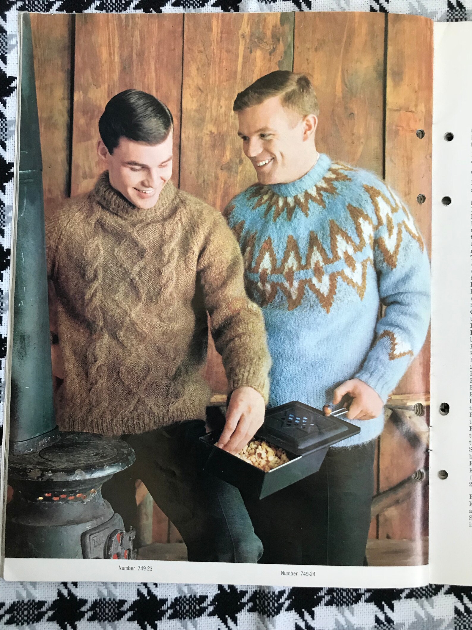 1960s Columbia-minerva Fashions for Men & Boys Pattern Booklet Knitting ...