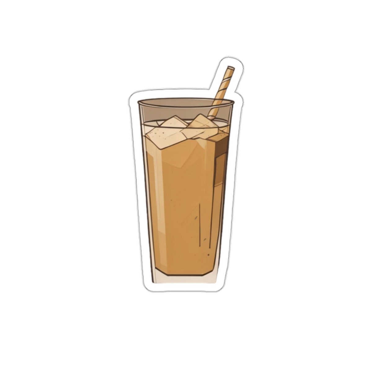 Iced Coffee and Books Sticker Decal, Bookish Gifts and Merch, Booktok ...