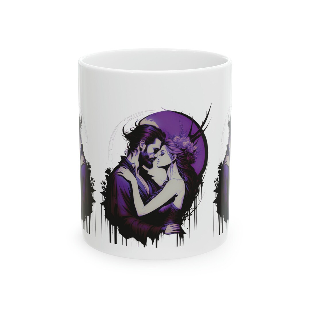 Hades and Persephone Ceramic Mug | A Touch of Darkness Bookish Tea Cup ...
