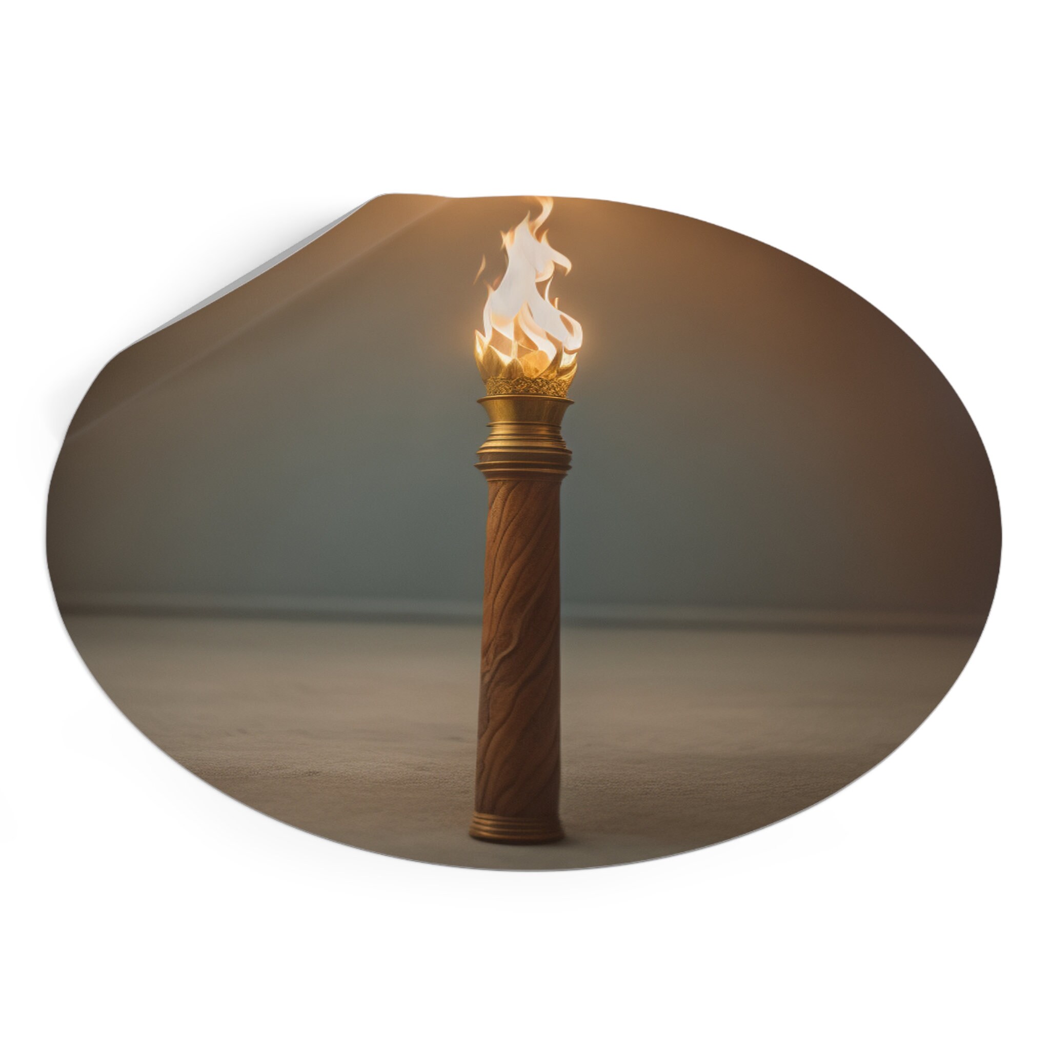 Mythic Torch Round Vinyl Stickers sold by Cher Gift | SKU 3928291 ...