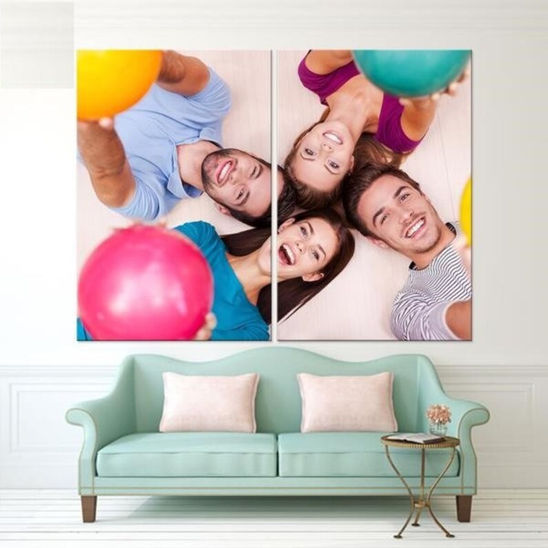 2 Piece Custom Canvas Print Wall Art Personalized Canvas - Etsy Canada