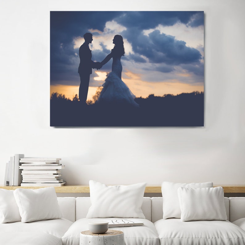 Wedding Photo Canvas Wall Art Wedding Pictures Canvas | Etsy