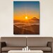 Volcano Sunrise Sunset Canvas Wall Art Photography Images - Etsy