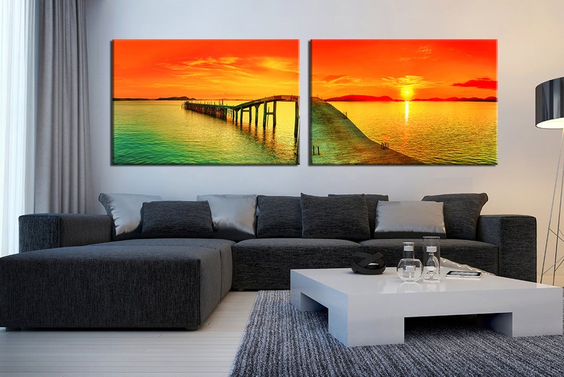2 Piece Custom Canvas Print Wall Art Personalized Canvas - Etsy Canada