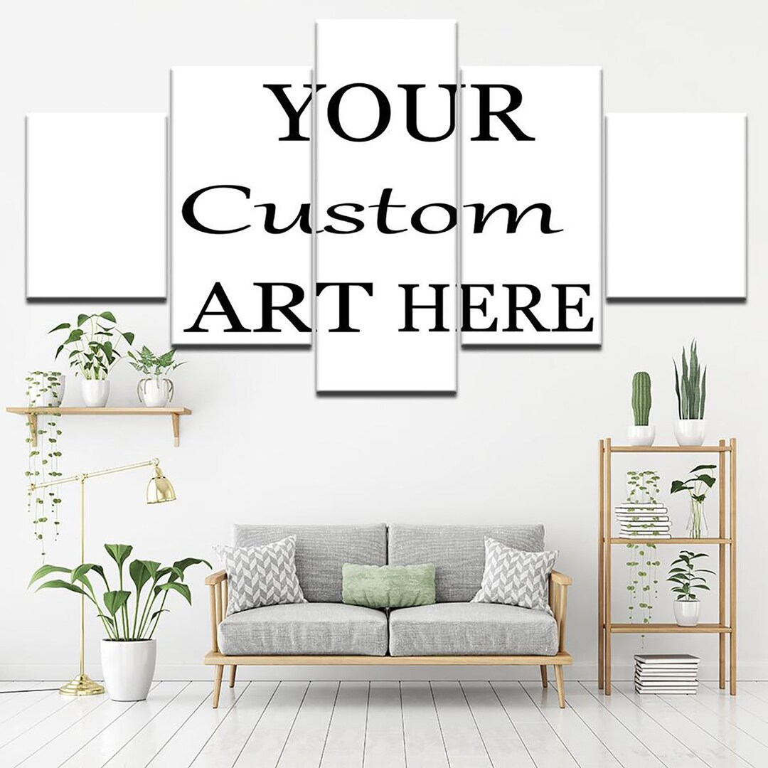 Custom Canvas Prints | Personalized Canvas Gifts | Multi Panel 5 Piece ...