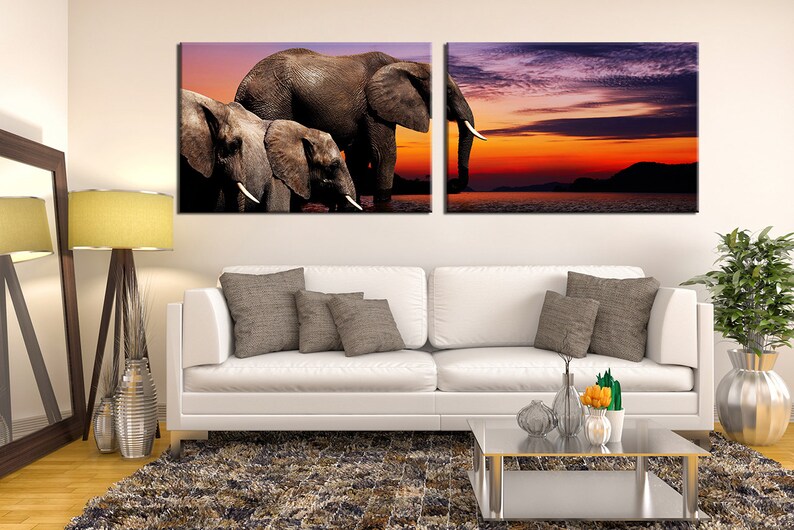 2 Piece Custom Canvas Print Wall Art Personalized Canvas - Etsy Canada
