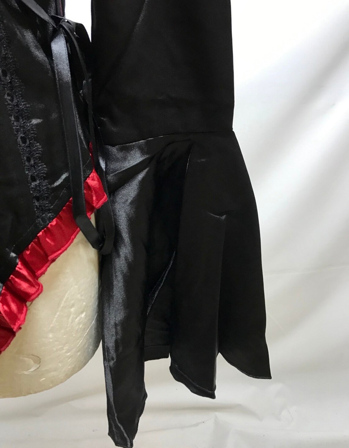 Steampunk Gothic Clothing Raven SDL Black Satin Fitted Jacket - Etsy