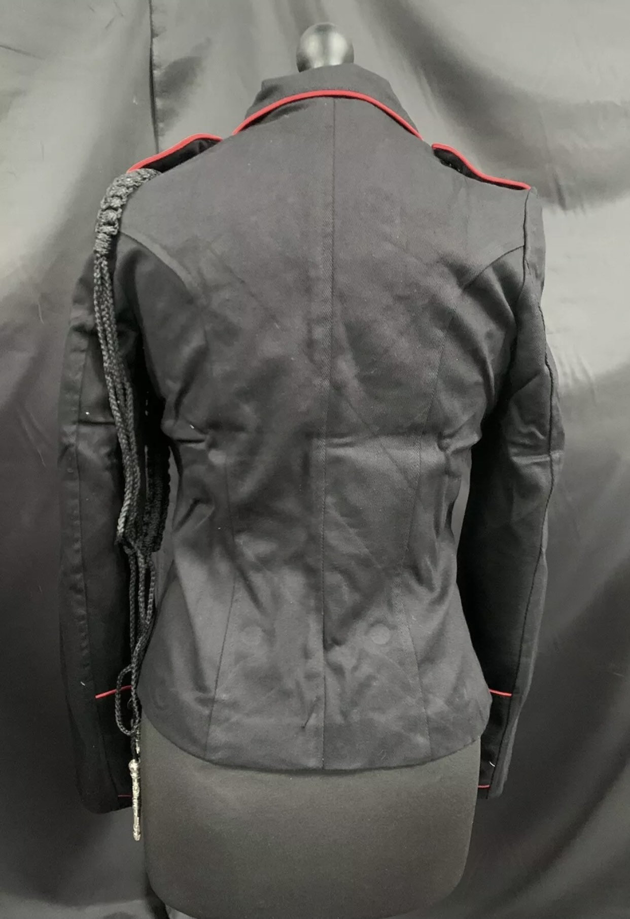 Jacket Steampunk SDL Military Style Black Jacket by SDL Size S - Etsy