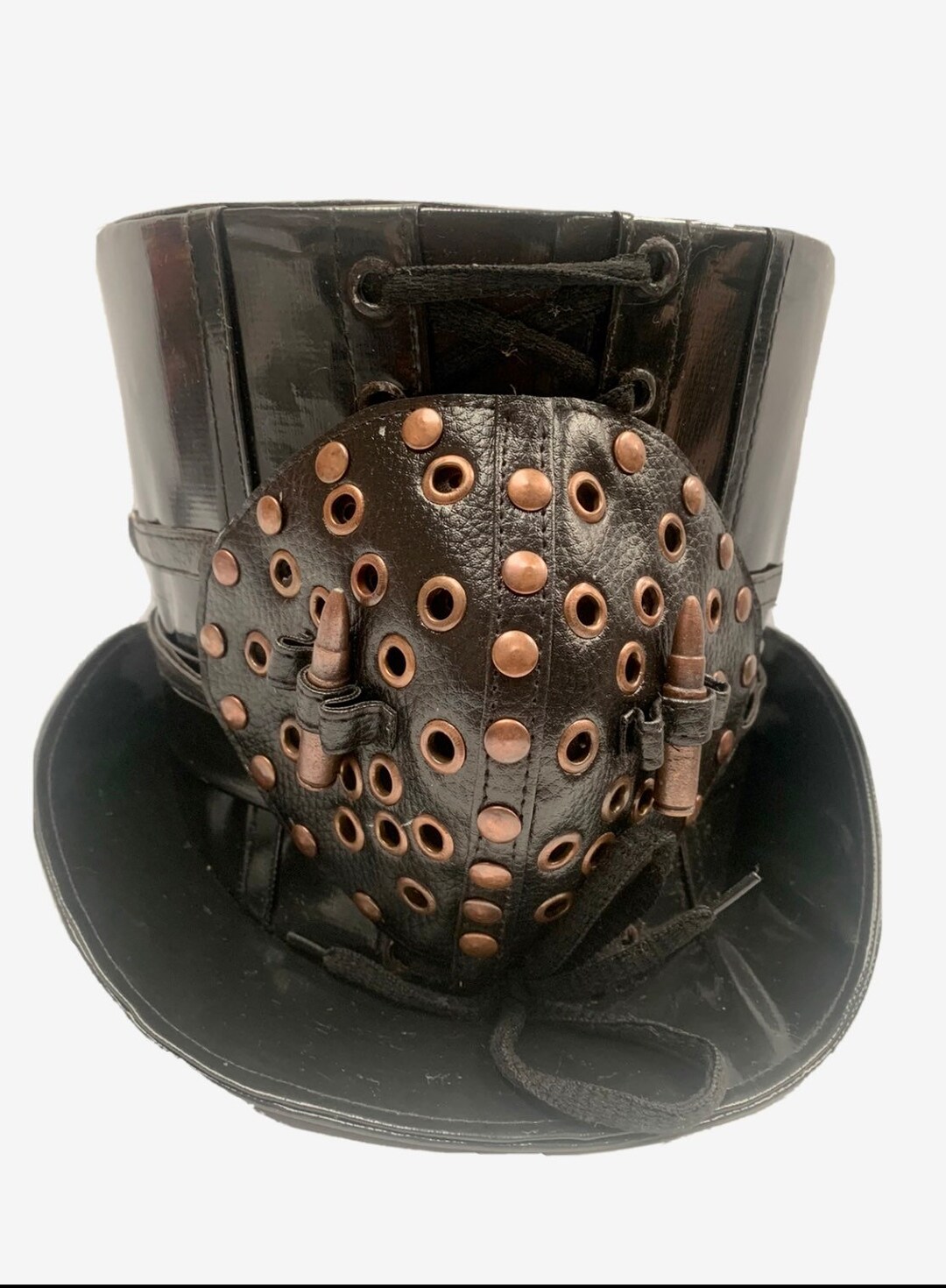 Tophat Steampunk Medieval Gothic Pvc Hand Crafted Tophat Size - Etsy