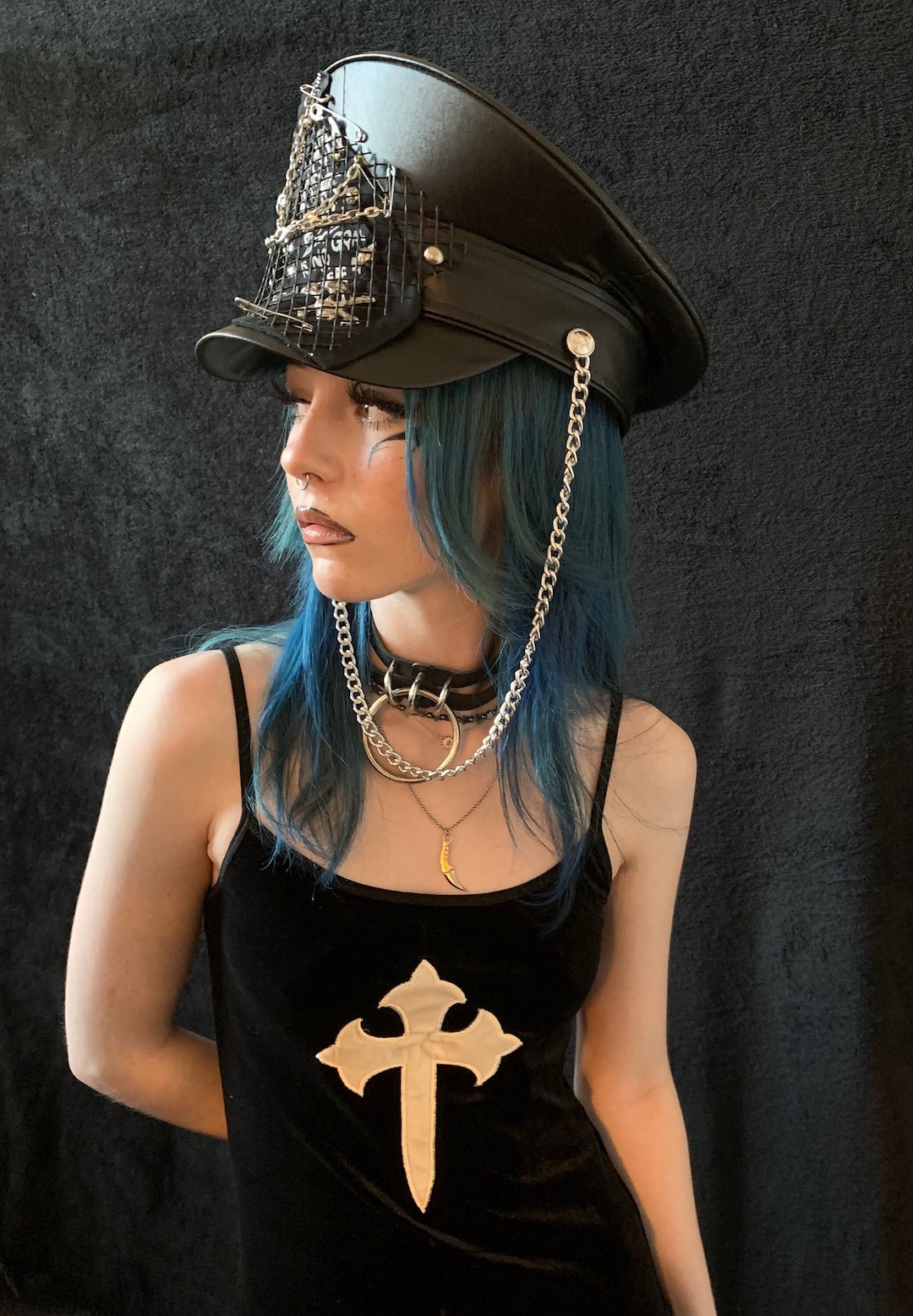 Raven Clothing Vintage Gothic Raven Deadstock Short Dress - Etsy