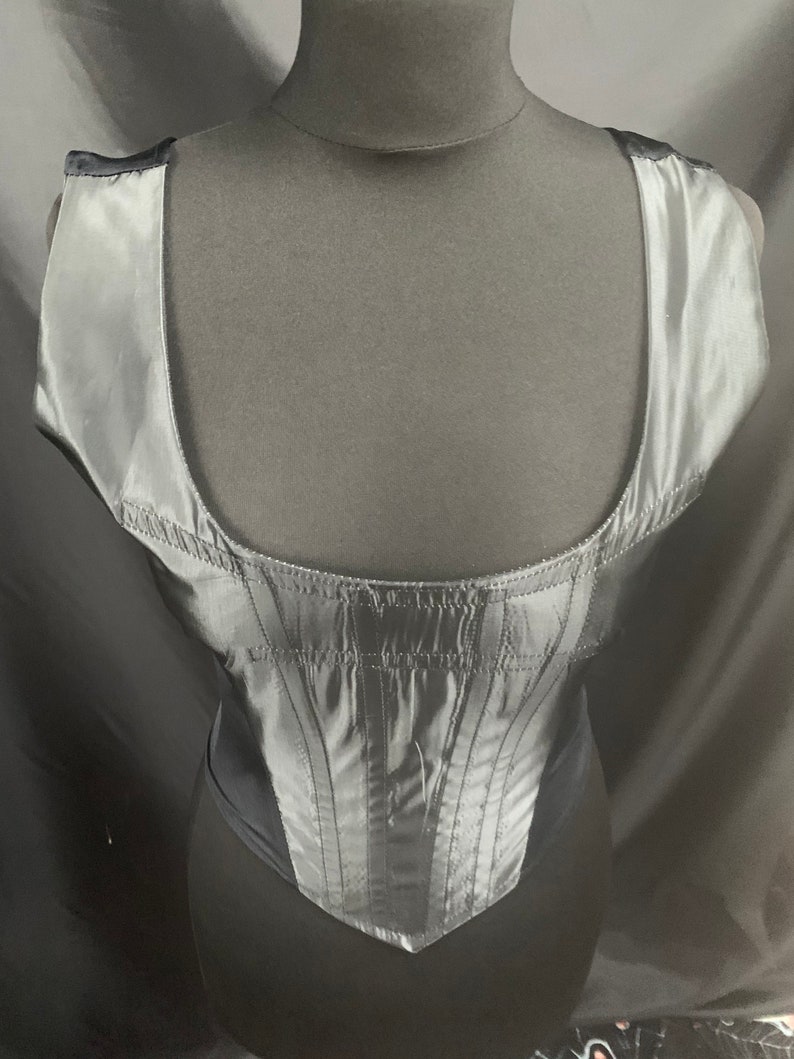 Raven Clothing Steampunk Gothic Vintage Raven Gunmetal Basque - Etsy