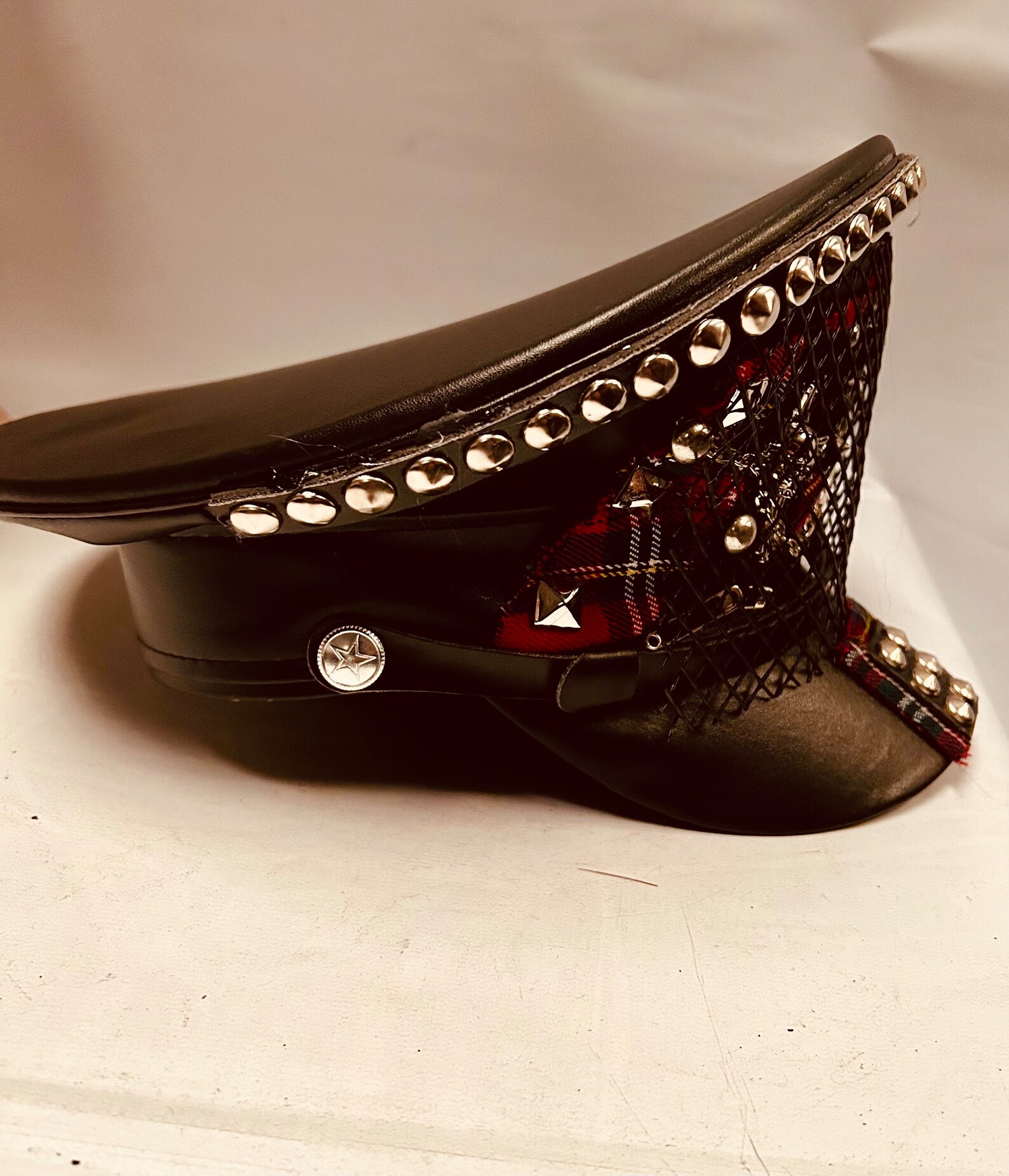 Black Captain Hat Steampunk / Gothic / Punk Burningman Festival Hat SDL ...
