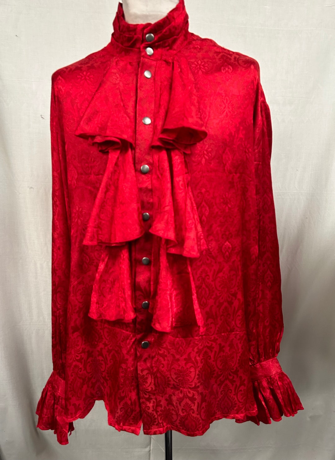 Ruffled Poet Shirt - Victorian Gothic, Renaissance Style - Etsy