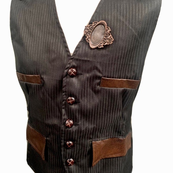Steampunk Waistcoat - Etsy