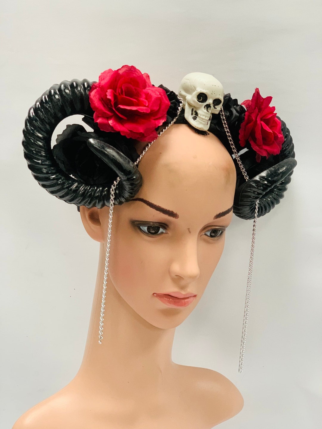 Head Gear Maleficent Inspired Halloween Gothic Headwear Festival Head ...