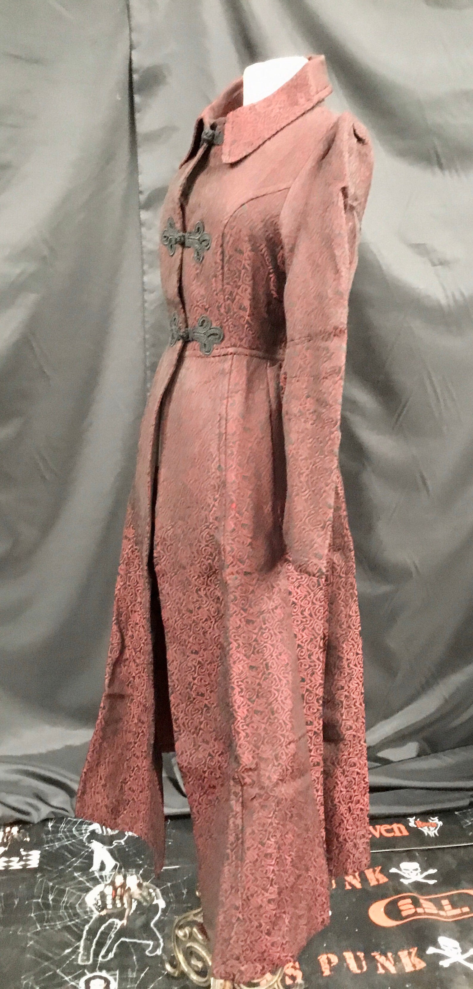 Raven SDL Steampunk Gothic Vintage Style Burgundy Red /black - Etsy