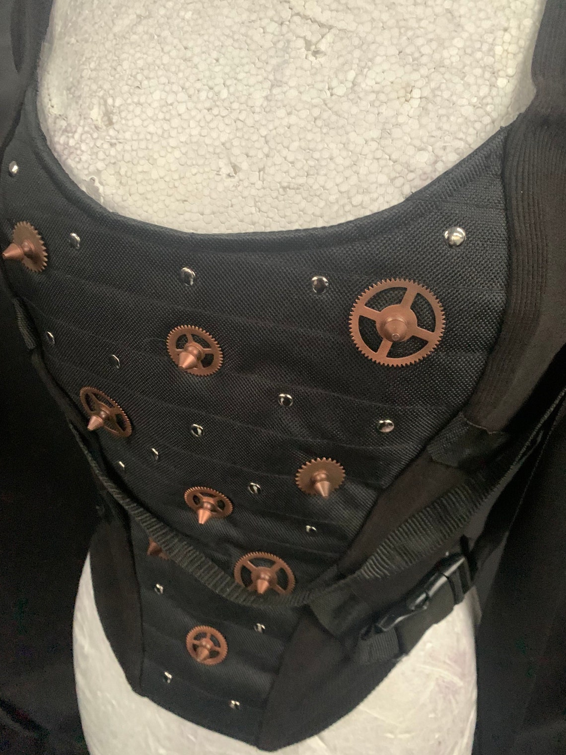 Steampunk SDL Deadstock Fitted Top With Cogs and Spokes and - Etsy