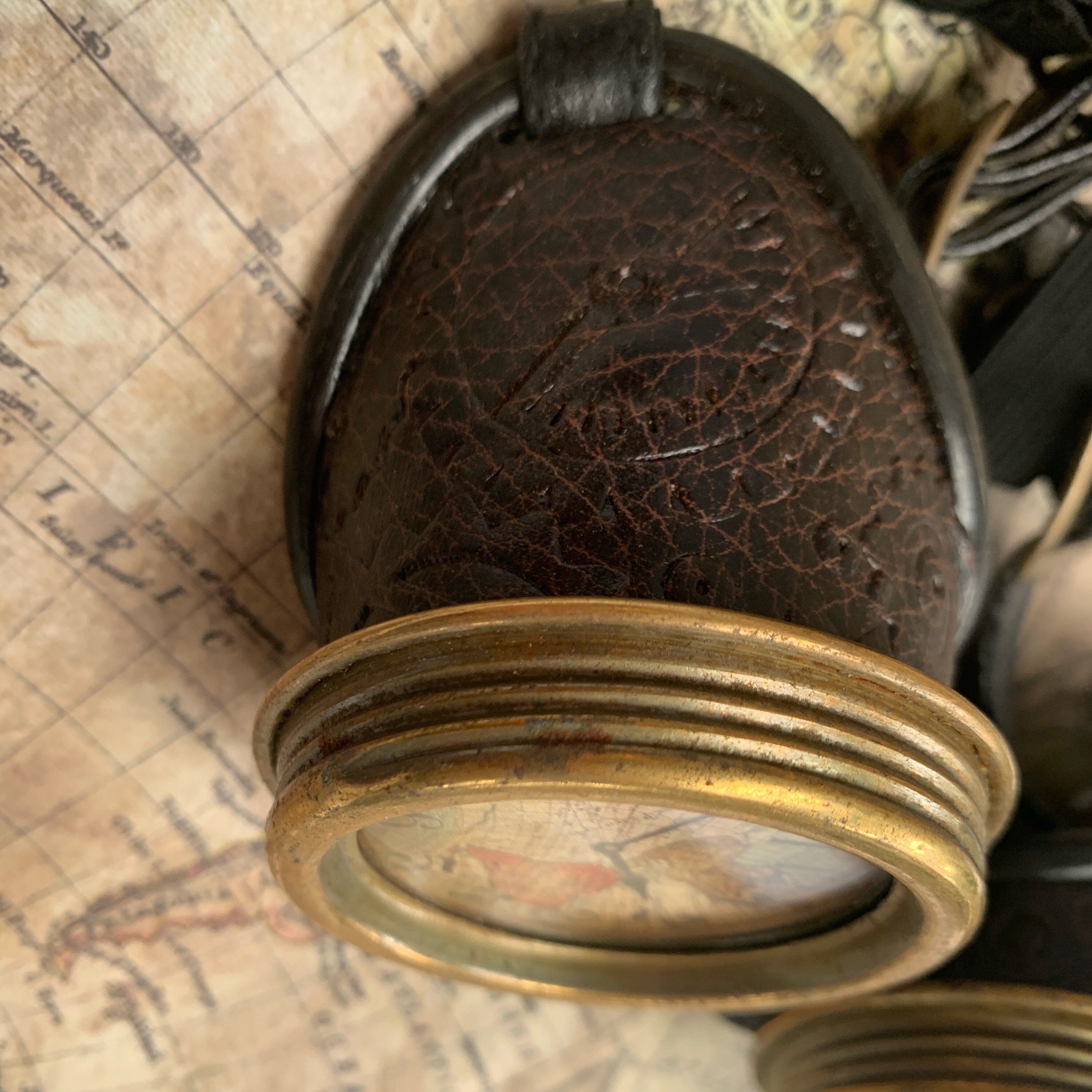 Raven SDL Steampunk Rustic Metal Flying Explorer Goggles With - Etsy