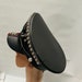 Black Captain Hat Steampunk / Gothic / Punk Burningman Festival Hat SDL ...