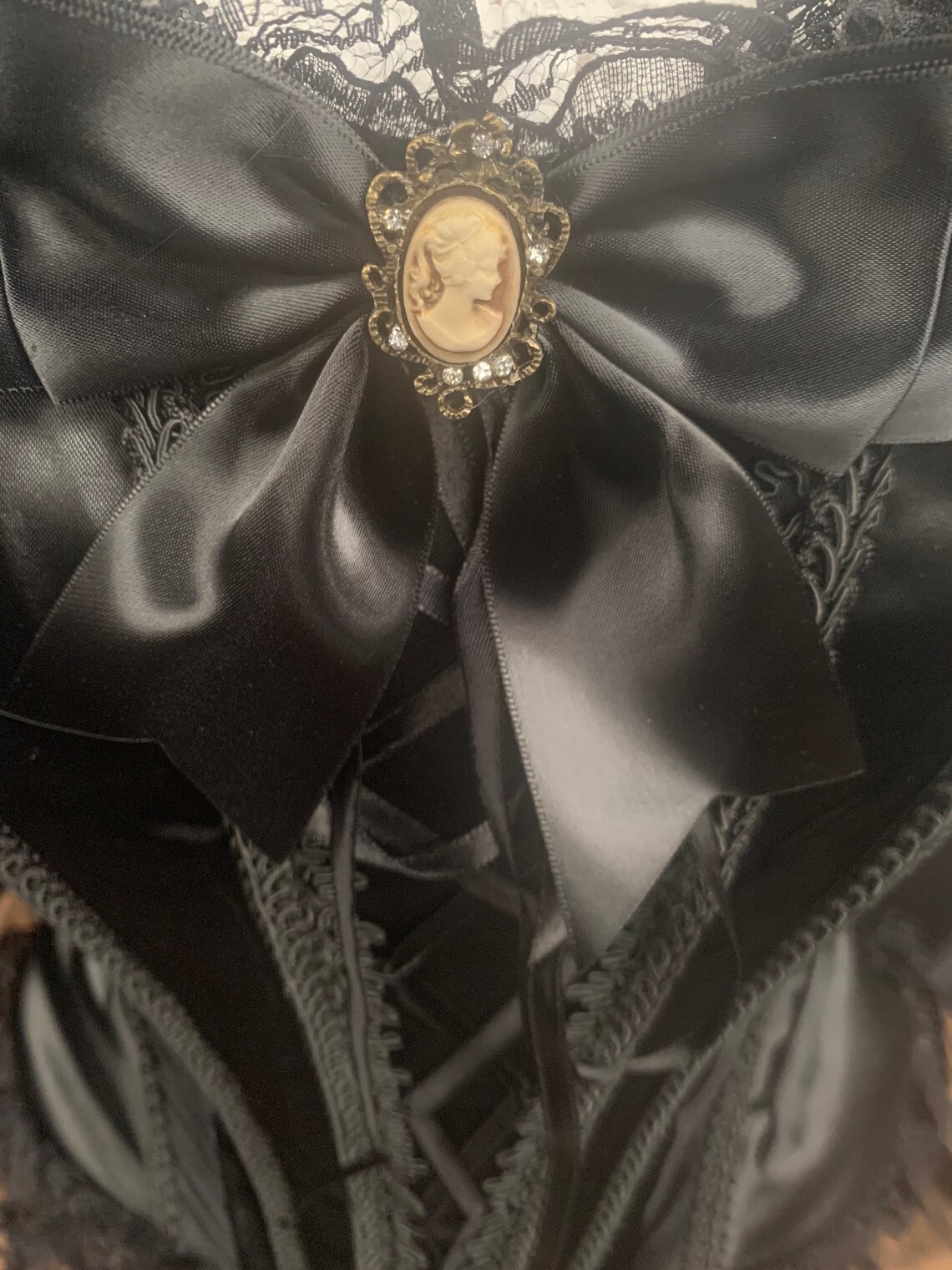 Raven Gothic / Steampunk Vintage Outfit Size M Uk | Etsy