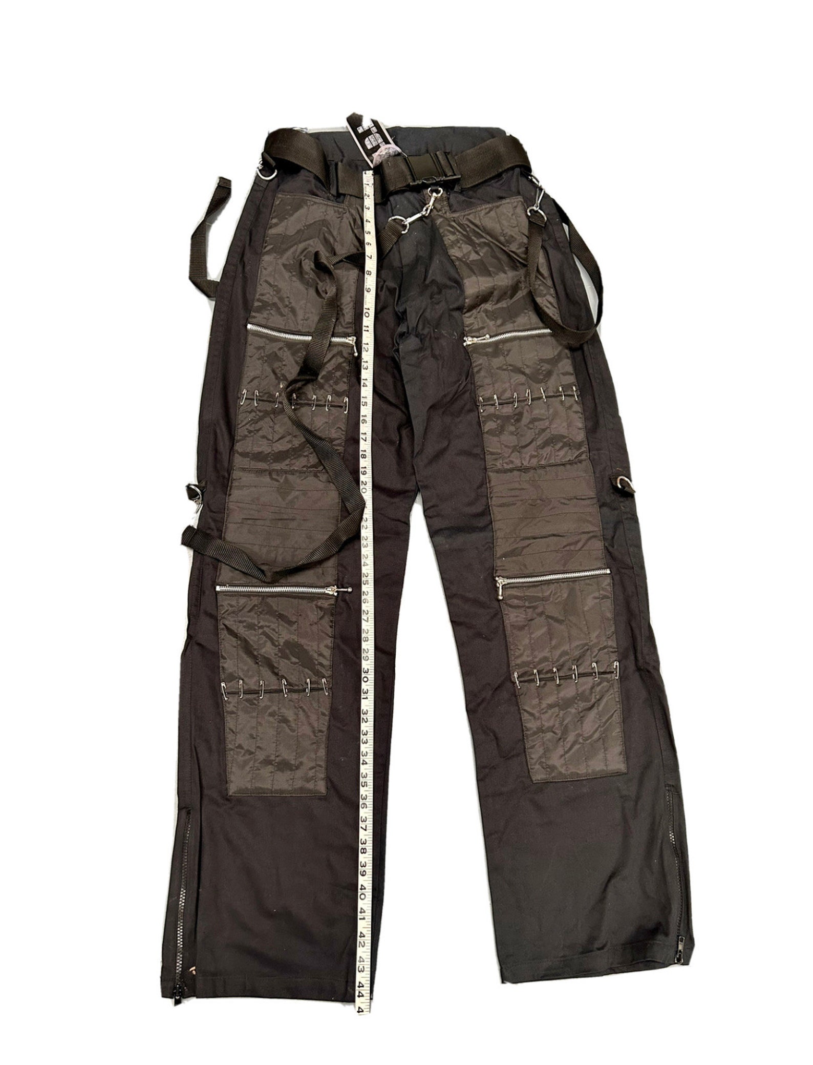 Trousers 90s Vintage Punk Rock Rare Find SDL Black Matrix Heavy Cotton ...