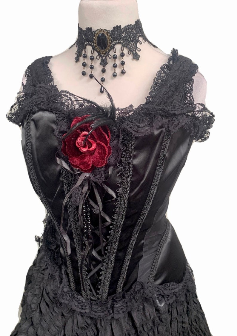 Raven Clothing Victorian Gothic /steampunk Black Outfit - Etsy UK