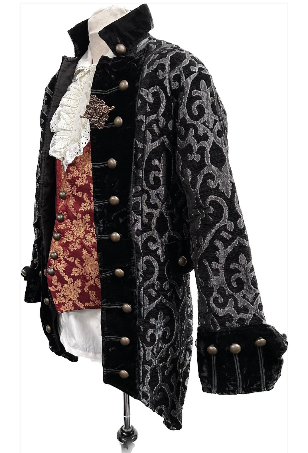 Jacket Steampunk Victorian Gothic Pirate Medieval Original Vintage ...