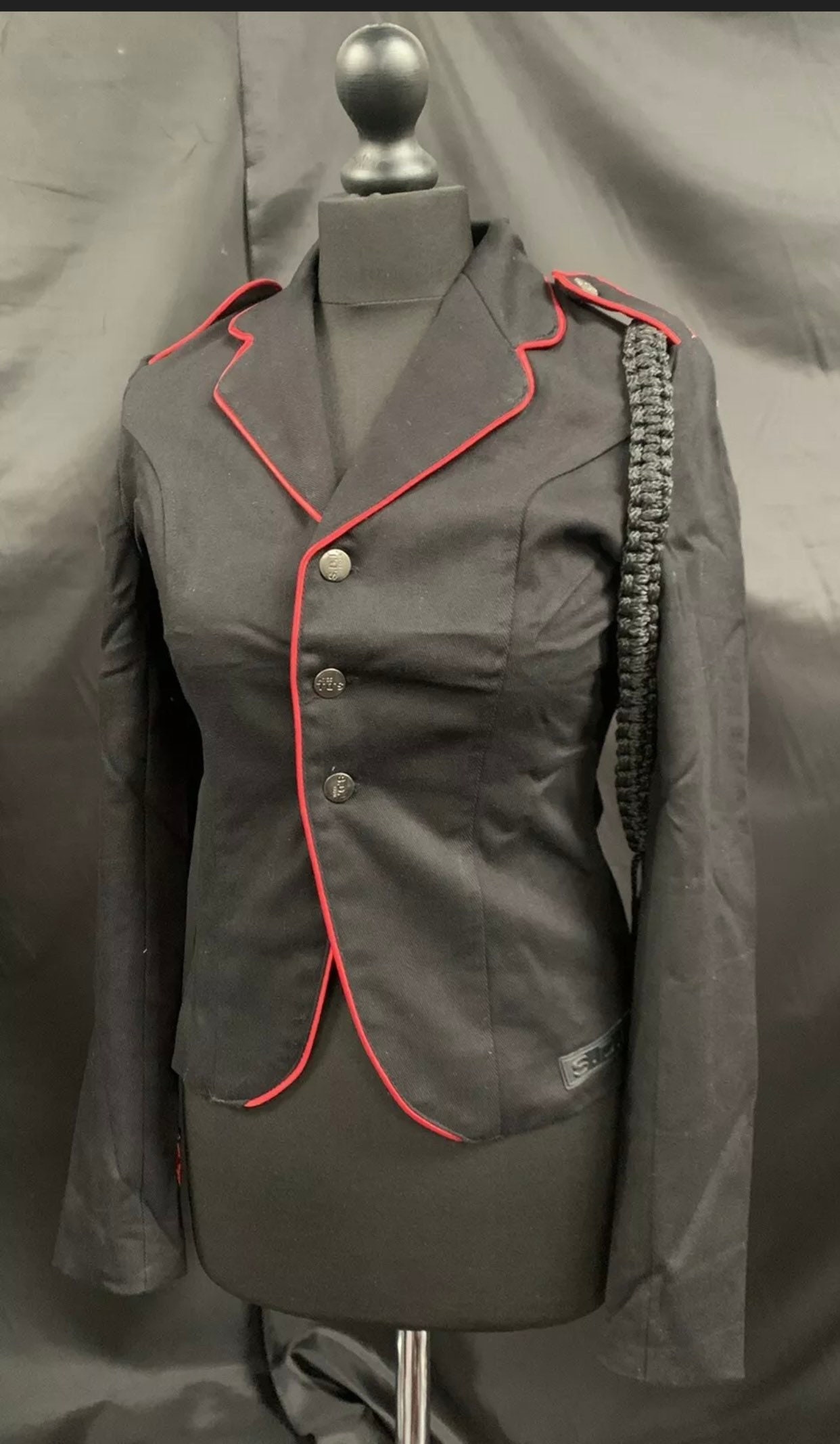 Jacket Steampunk SDL Military Style Black Jacket by SDL Size S - Etsy