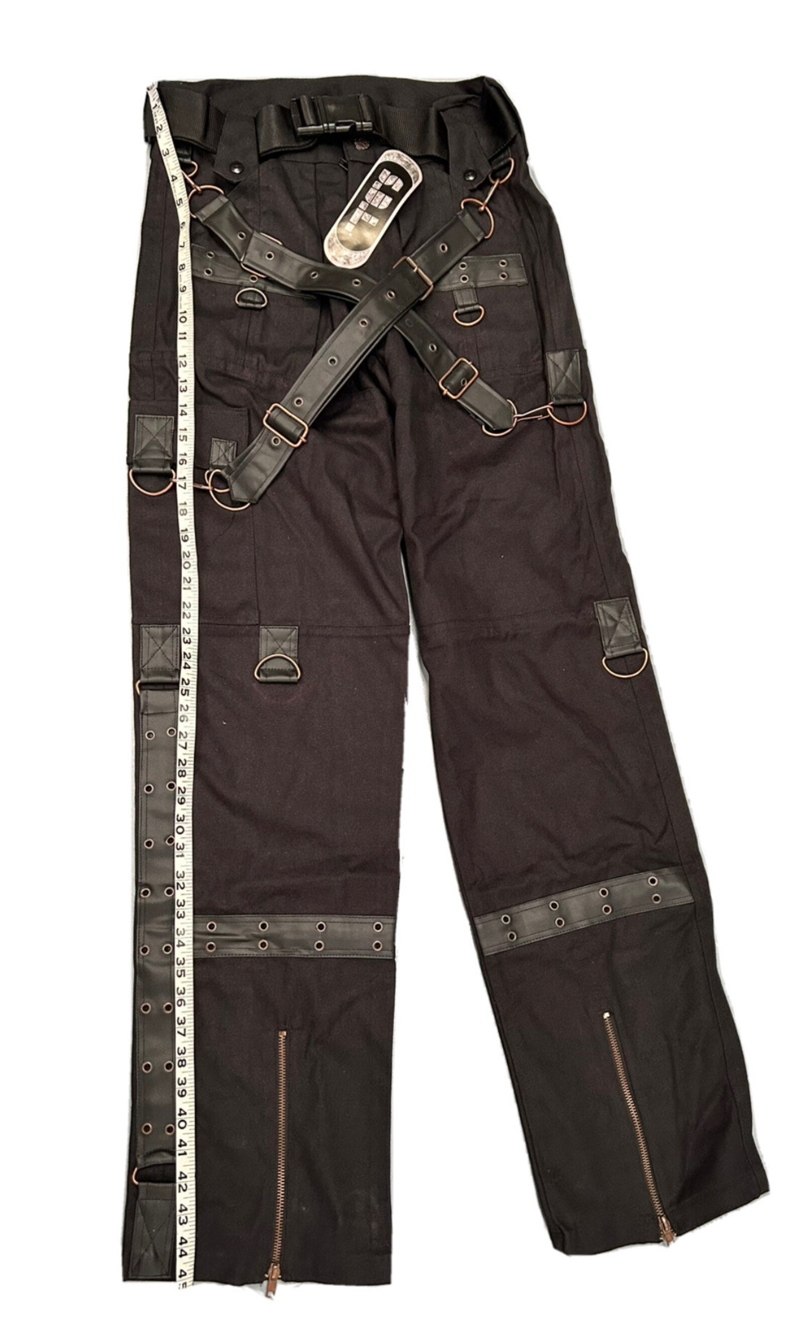 Y2K Trousers 90s Vintage Punk Rock Rare Find SDL Black Matrix Heavy ...