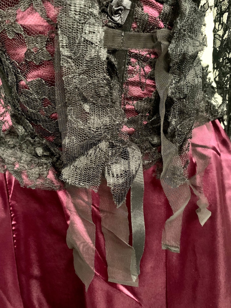 Deadstock Vintage Raven Gothic Steampunk Outfit Skirt / Top/ - Etsy