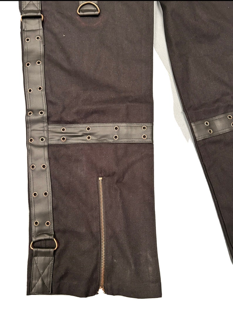 Y2K Trousers 90s Vintage Punk Rock Rare Find SDL Black Matrix Heavy ...
