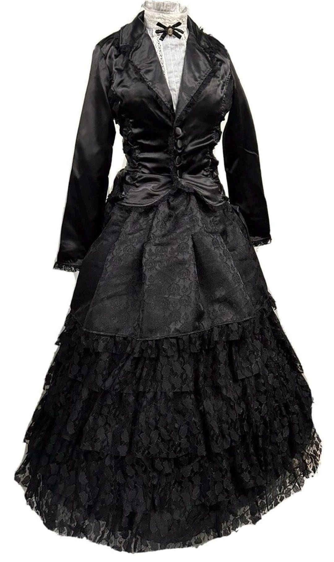 Women’s Gothic Clothing Steampunk Victorian Gothic Raven Gothic Women’s ...