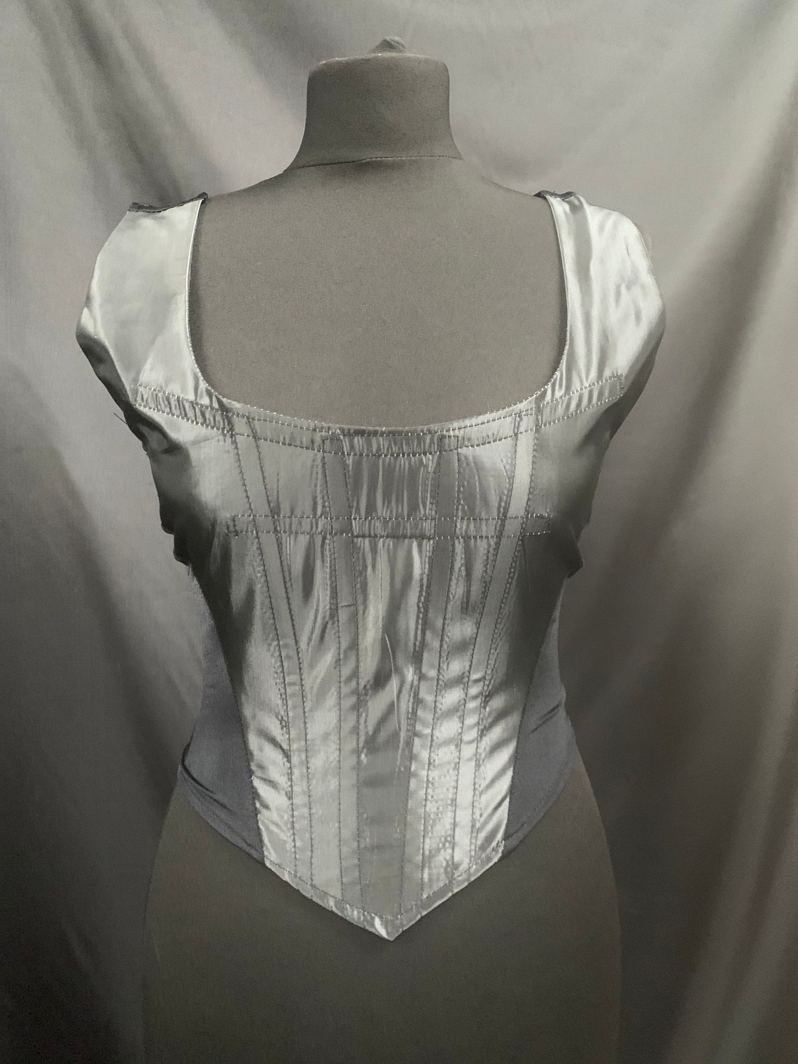 Raven Clothing Steampunk Gothic Vintage Raven Gunmetal Basque - Etsy