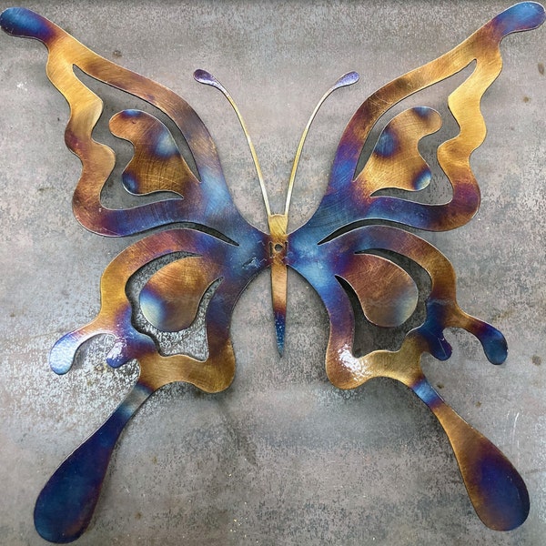 Metal Butterfly - Etsy