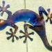 Torch Colored Metal Lizard Gecko Indoor/outdoor Art Sculpture made in ...