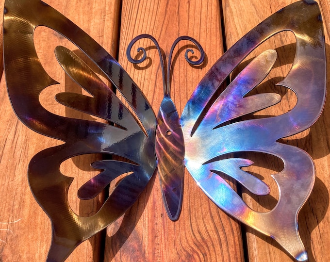 Metal Art Butterfly Wall Decor Butterfly Sculpture Exterior Art! Made ...