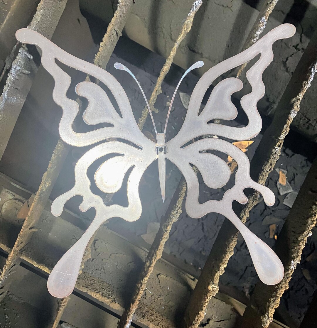 Bare Steel Butterfly 11.5" X 11": Paint and Decorate Your Own! - Etsy