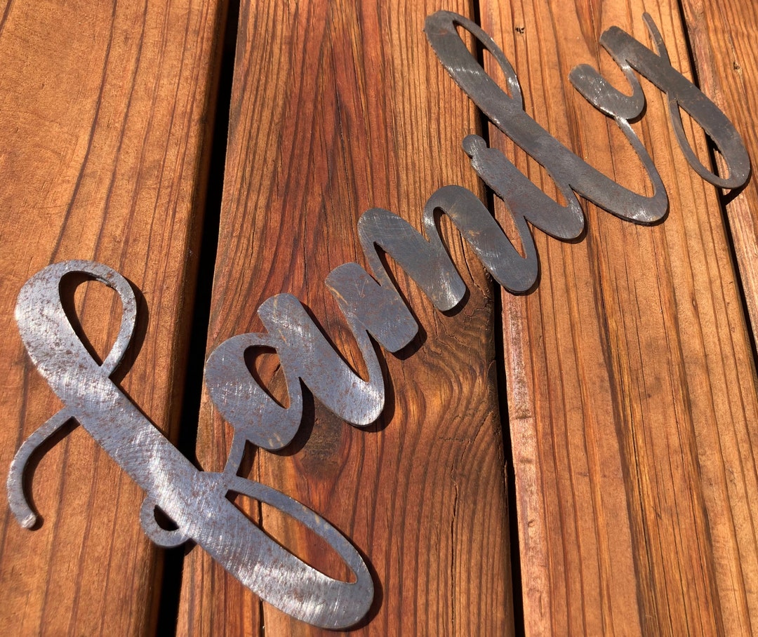 Metal Family Sign ***made in USA*** - Etsy
