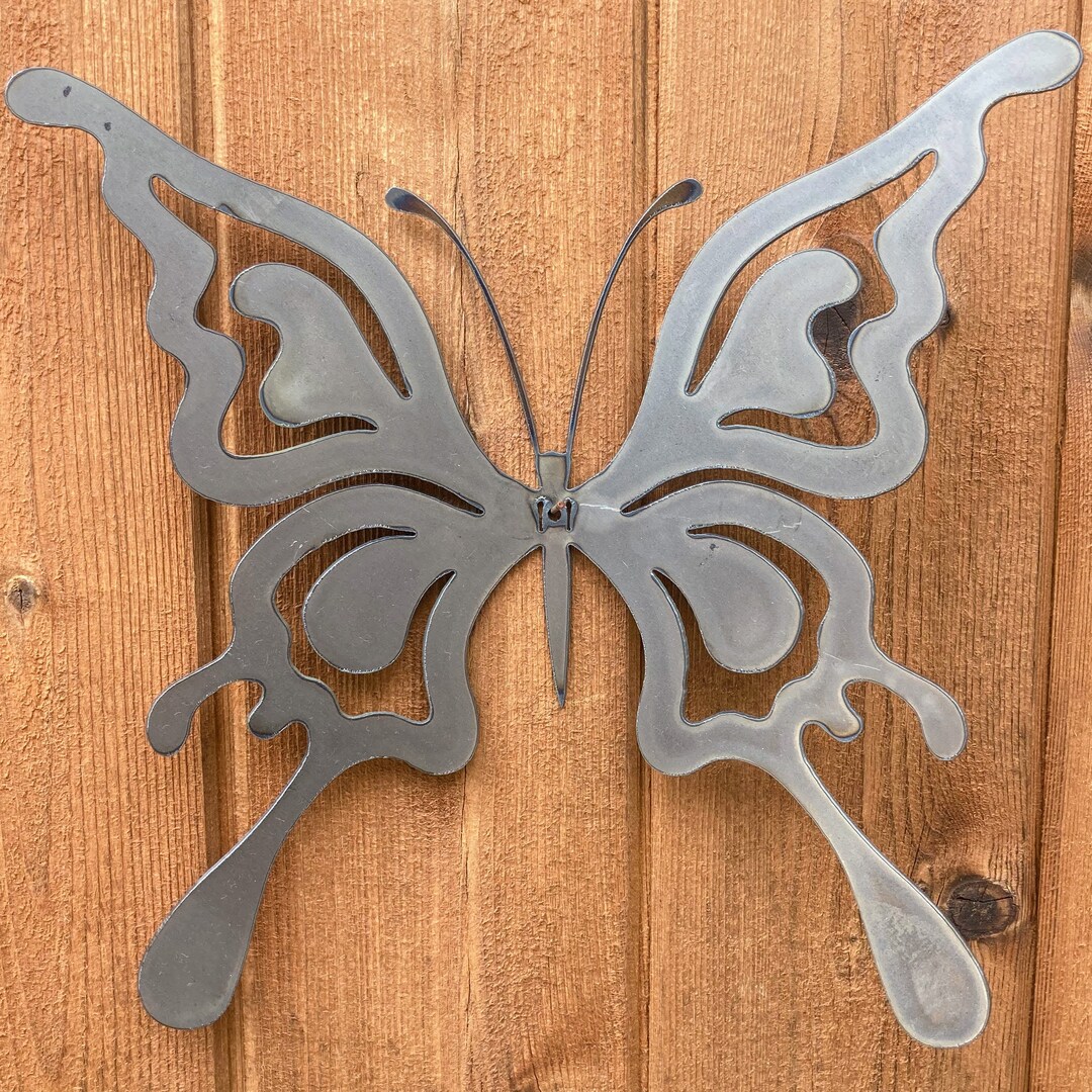 Unique Bare Steel Butterfly ***made in USA*** Grow Your Own Rust! - Etsy