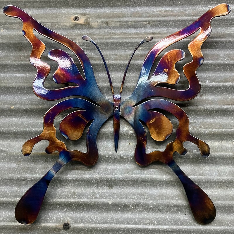 Metal Butterfly - Etsy