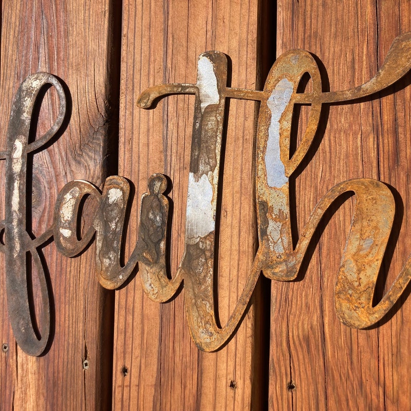 Faith Sign - Etsy