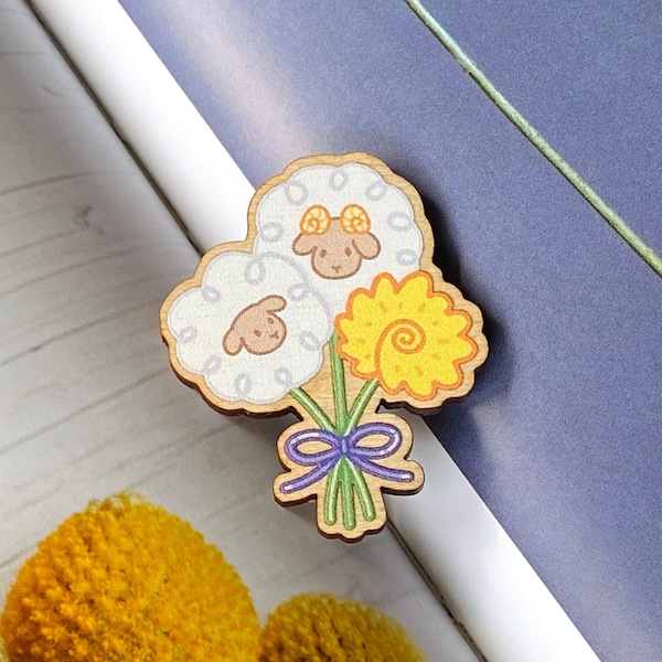 Sheep Pin - Etsy