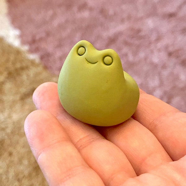 Stone Frog Figurine - Etsy