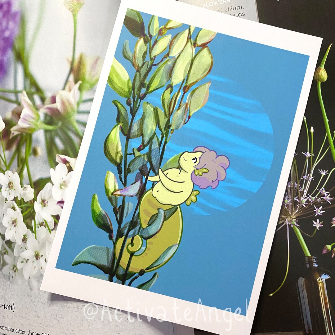 Merperson Art Print - Etsy