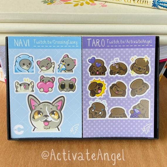 Twitch Emote Mini Sticker Sheets Activateangel X - Etsy